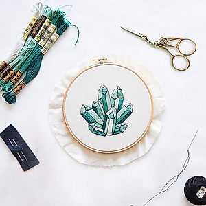 Embroidery Scissors, Stork Scissors for Sewing, Craft, Art Work & Everyday Use, Stainless Steel, 2Pcs, 4.6 inch and 3.7 inch, Gold