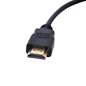 ZHIYUEN® HDMI to VGA Cable Adapter Converter 15 Pin d Sub, HDMI Gold Male to VGA Female Connector Cord for Laptop Computer Connect to Monitor, Apply to PC, MAC, PS4, Projector etc…