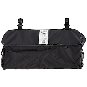 4moms Breeze Playard Diaper Caddy, Storage Basket for Diapers, Baby Wipes, and Organization, to Keep Essentials Within Reach, Black