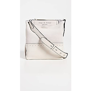 rag & bone Women's Passenger Crossbody Bag 2.0, Sterling Grey, One Size