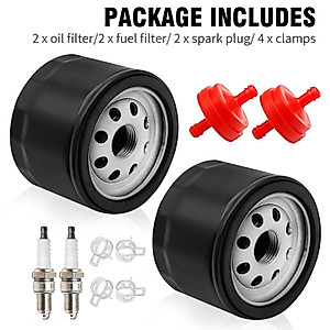 SYOWADA 951-12690 Oil Filter Replacement For Craftsman LT1500 LT3800 LT4200 LT4600 R1000 RER1000 T1000 T1200 T1300 T1500 Lawn Mower, 951-11501 Oil Filter Replacement For Super Bronco 42 TB30 TB30R