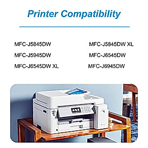 LC3037XXL Compatible Ink Cartridges Replacement for Brother LC 3037 XXL LC-3037XXL LC3037BK 4 Pack Work with Brother MFC-J5945DW MFC-J6945DW MFC-J5845DWXL MFC-J6545DWXL Printer (BK/C/M/Y)