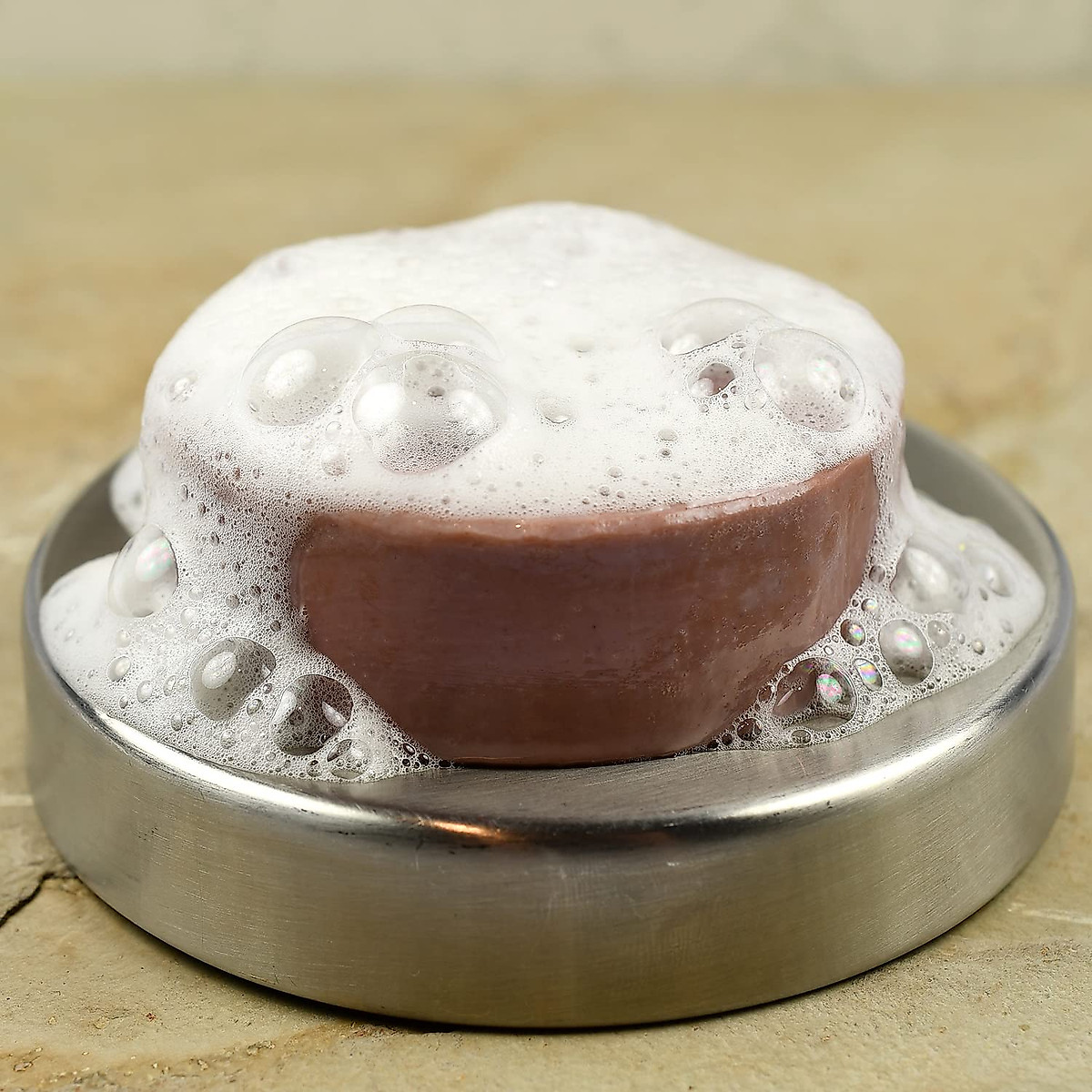 Seattle Sundries | Patchouli Soap Bar for Women & Men - 1 (4oz) Handmade Bar Soap in a Low Waste Travel Tin - Volkswagen Bus Gift.