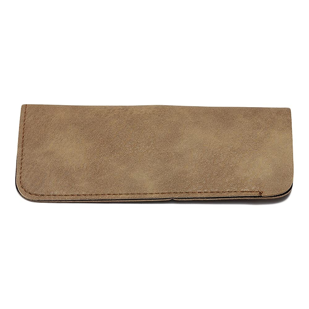 DIYOMR 6 Pack Soft Leather Eyeglass Bags Portable Unisex Glasses Pouch Multiple Pens Sleeve Case Classic Color for Business Men Women Teen Student Scholars