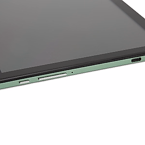 HEEPDD 10.1 Inch Tablet 6000mAh Rechargeable Green 2.4G 5G WiFi HD Tablet 8GB RAM 256GB ROM (US Plug)
