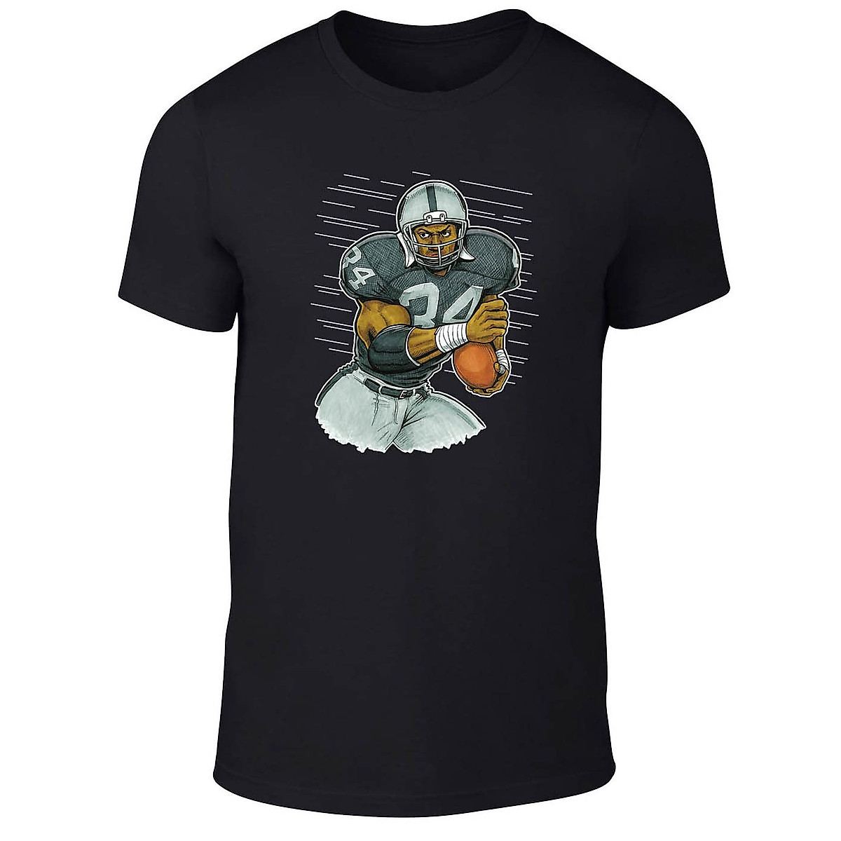 Black Bo Jackson Bo Knows Art T-Shirt Adult