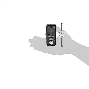 Amazon Basics Mini Tuner Pedal for Guitar and Bass, Black