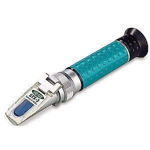 Vee Gee Scientific STX-3 Handheld Salinity Refractometer with ATC, Industrial-Grade, 0-100% Salinity Range, 1.000-1.070 Specific Gravity Range, 5-Year Warranty