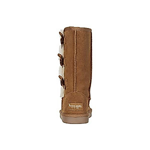 Koolaburra by UGG Kid's Victoria Tall Fashion Boot, Chestnut, 13 Youth US Little Kid