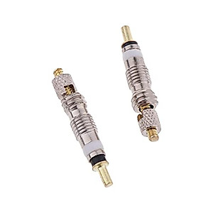 barenx 20Pcs Silver Tubeless Valve Core Copper Replacement Part Universal Accessory for Road Bikes and Mountain Bicycles