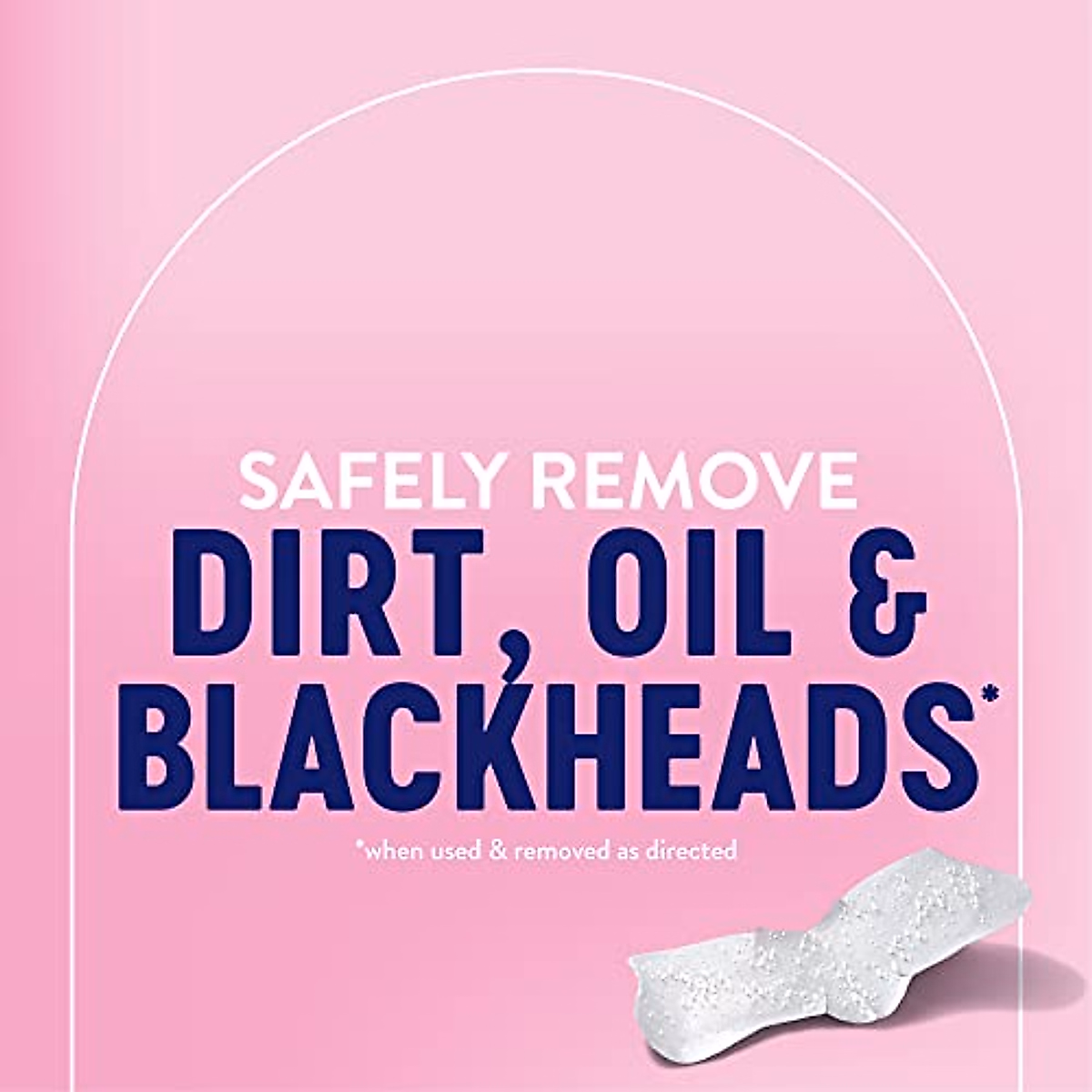 Bioré Nose+Face Blackhead Remover Pore Strips, 12 Nose + 12 Face Strips for Chin or Forehead, Deep Cleansing with Instant Blackhead Removal and Pore Unclogging, Non-Comedogenic Use, 24 Ct Value Size