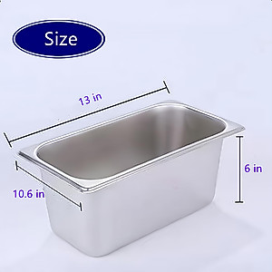 Ice Buckets for Parties,Wine Beer Champagne Bucket,Stainless Steel Ice Cube Bin (Medium)