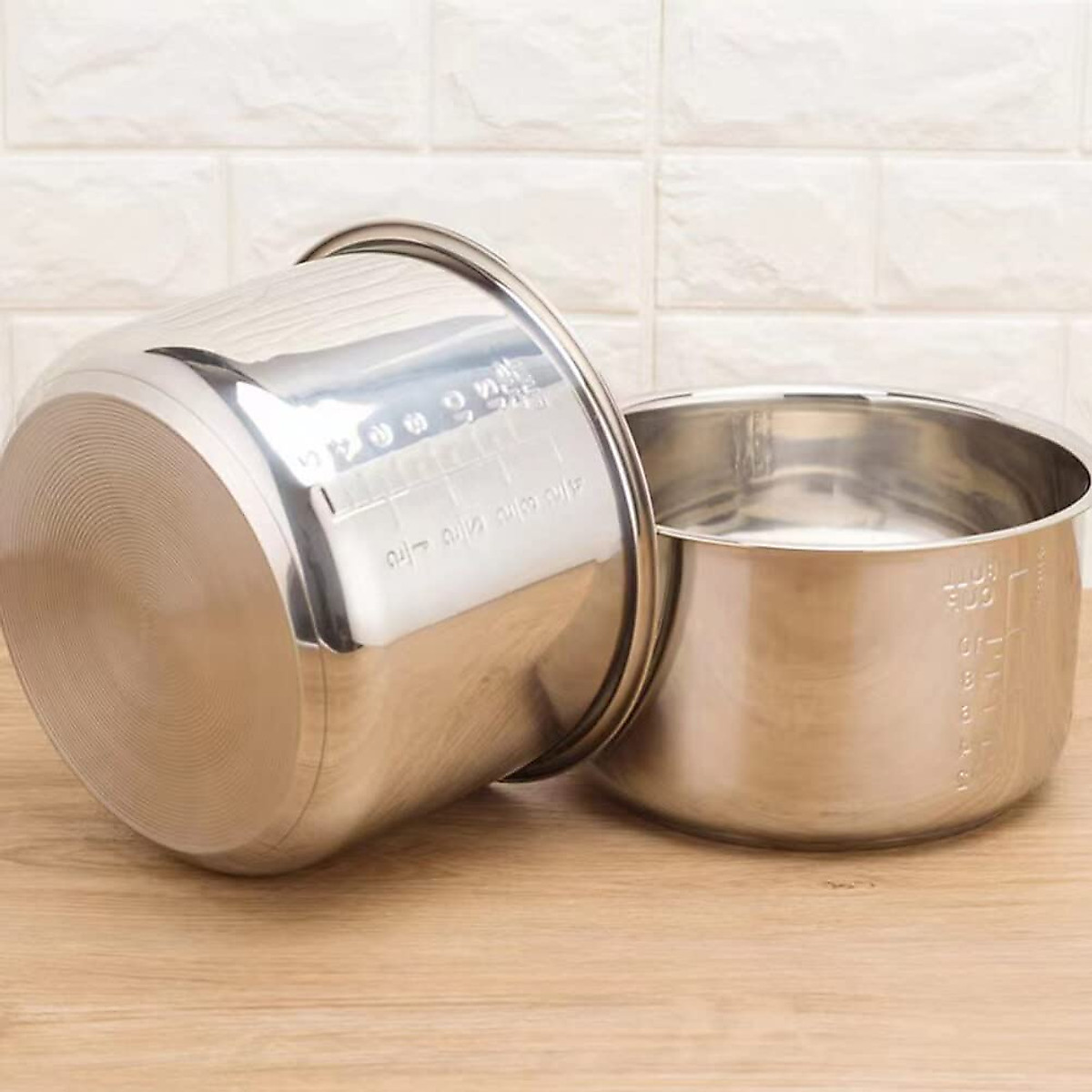 Cabilock Cooker Replacement Inner Pot Ceramic Inner Cooking Pot Cooking Pot Liner Container for Pressure Cooker Accessory 4L