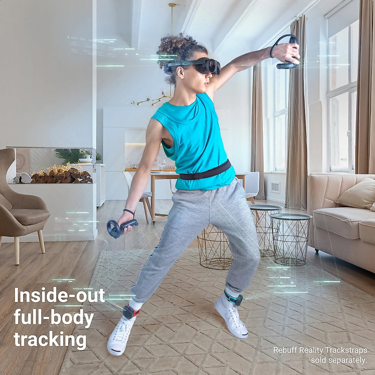 HTC Vive Ultimate Tracker 3 Pack + Dongle - VR Full Body Tracking - Compatible with SteamVR, Vive XR Elite, Meta Quest Virtual Reality Headsets