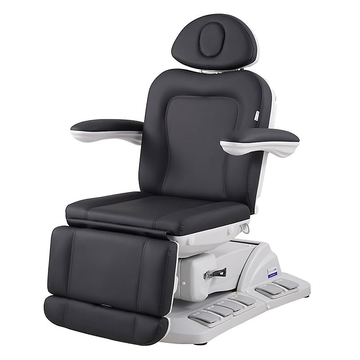SPA SOURCE | PEDALI | Swivel 4 Motor Facial Bed | Medical Grade | Electric Powered Exam Table | Facial Chair | Exam Chair Table | Hydraulic Treatment Chair | Equipment 2246EB | Rotation | (Black)