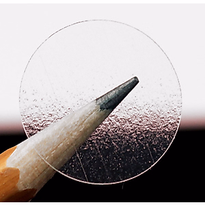 ChromaLabel 0.75 Inch Clear Transparent Dot Stickers, 500 per Roll, Non Perforated