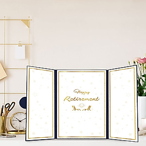 Trgowaul Retirement Party Decorations, Happy Retirement Guest Book Alternative, Funny Retirement Party Signature Certificate, Card Congrats Retired Party Supplies Gifts Sign for Men Women Coworkers