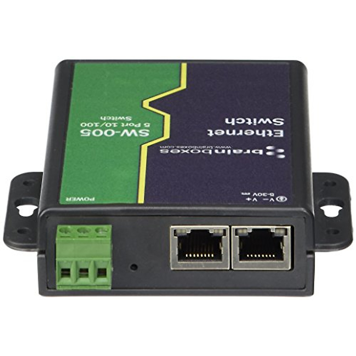 Brainboxes Switch - 5 Ports - DIN Rail mountable (SW-005)