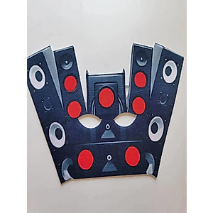 MSSmile-FANKID TV Camera Costume for Kids TV Man Camera Man Jumpsuit Cosplay Video Game Costumes Halloween Clothing(5-6Y/120CM,TVH2)