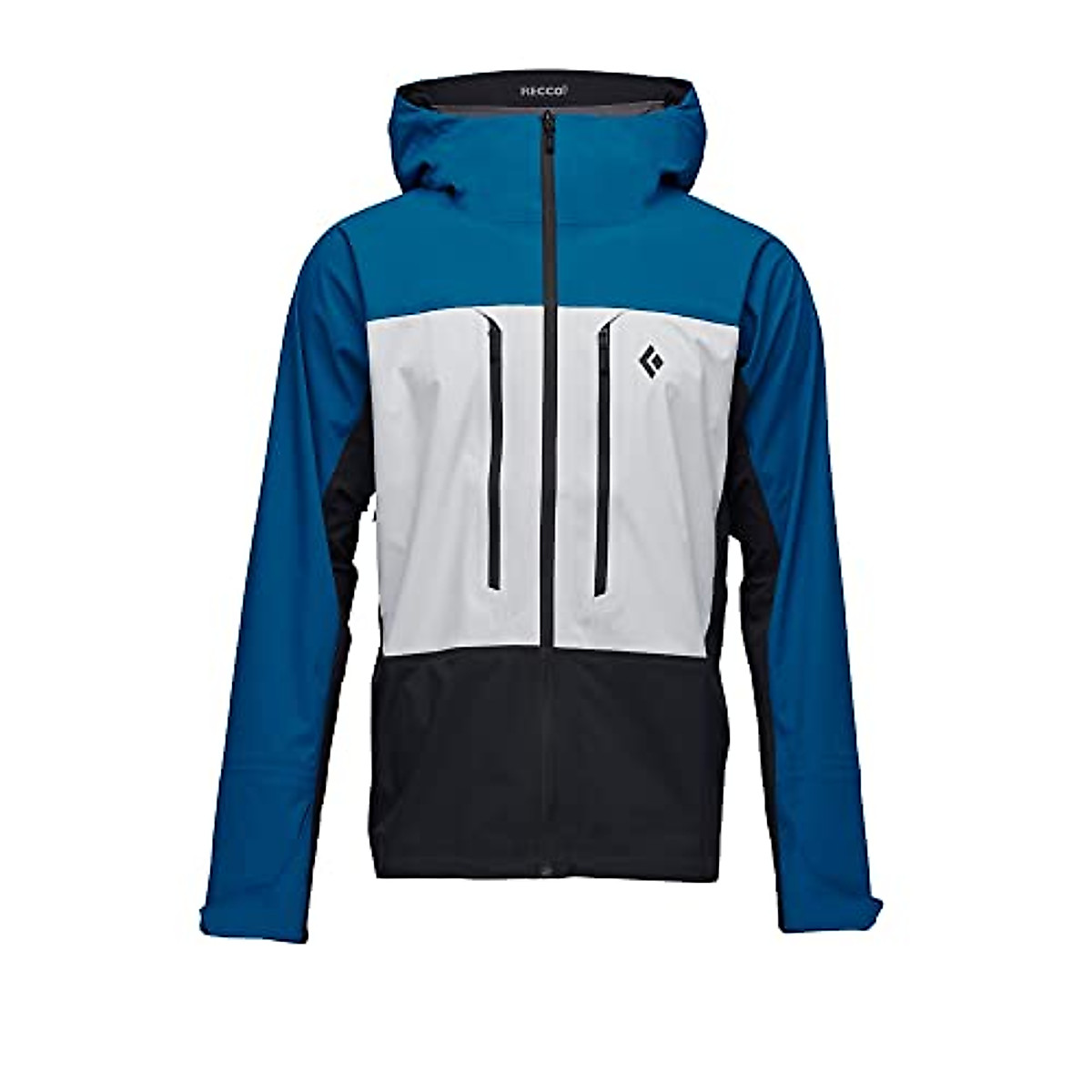 Black Diamond Equipment - Men's Dawn Patrol Hybrid Shell (as1, alpha, l, regular, regular, Kingfisher-White-Black)