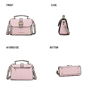 MKF Collection Satchel Bag for Women, Vegan leather Shoulder bag top handle Crossbody handbag Purse