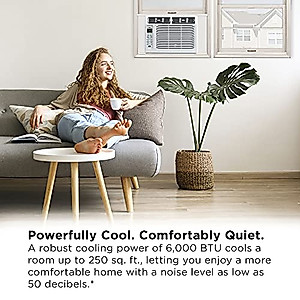 TCL 6W9ER1-A Smart App & Voice Control Window Air Conditioner, 6,000 BTU, White