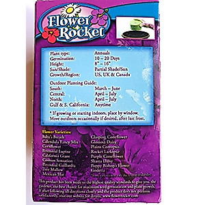 Garden Innovations Summer Bouquet Flower Rocket As Seen On TV Concentrated Seed Disc