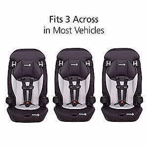 Safety 1st Grand 2-in-1 Booster Car Seat, Extended Use: Forward-Facing with Harness, 30-65 pounds and Belt-Positioning Booster, 40-120 pounds, High Street