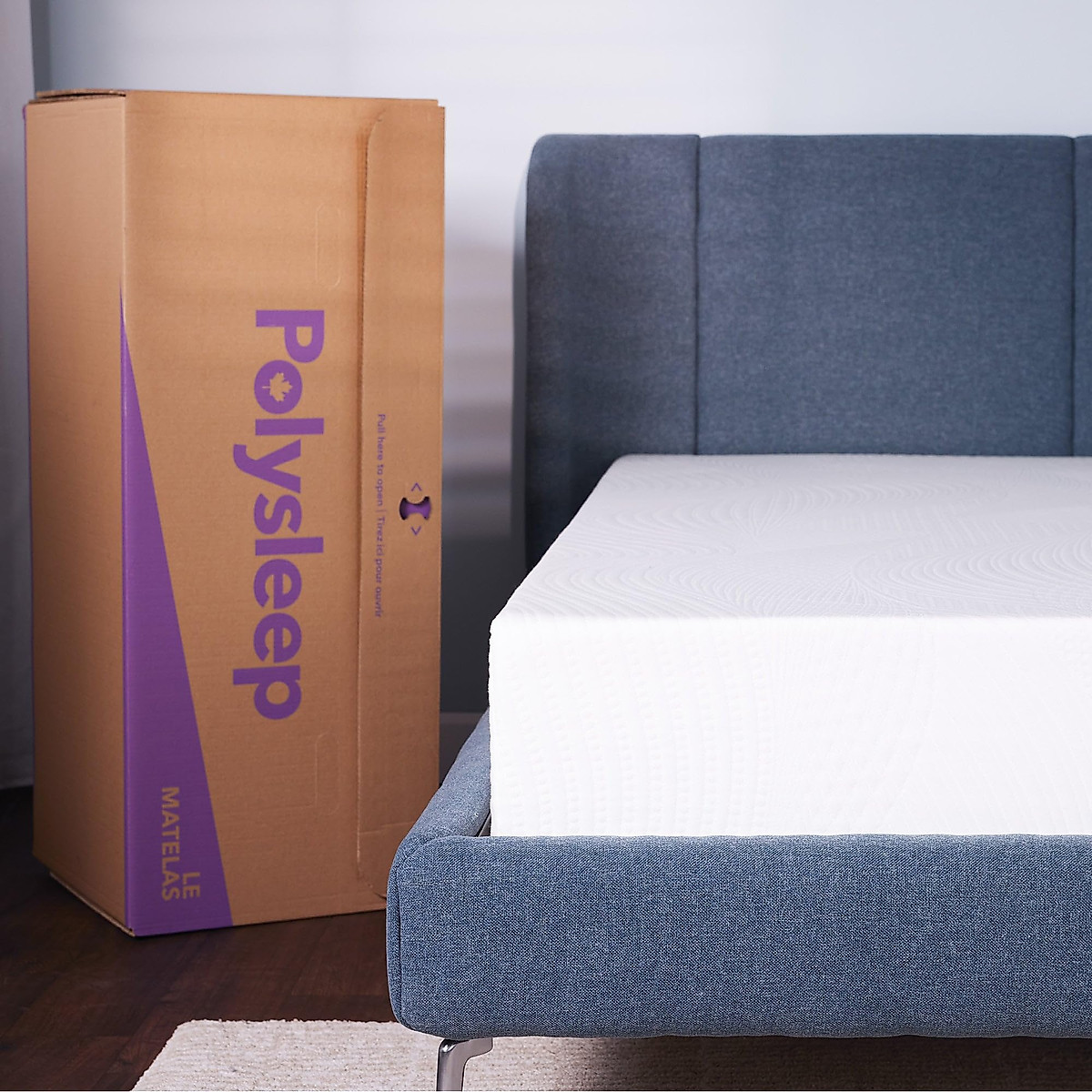 Polysleep Sierra 9" Memory Foam Mattress — Medium Firm Mattress in a Box, Made in North America with Premium Foam — Full/Double Size