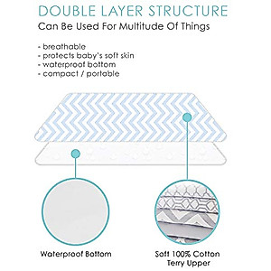 Kushies Baby Deluxe Change Pad Terry, Lilac Berries