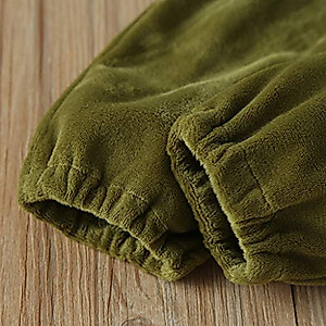 bebeshopdelageyhu Infant Toddler Baby Halloween Costumes Cute Hoodie Romper Jumpsuit Warm Costume Clothes (3-6 Months,Avocado Hooded Jumpsuit)