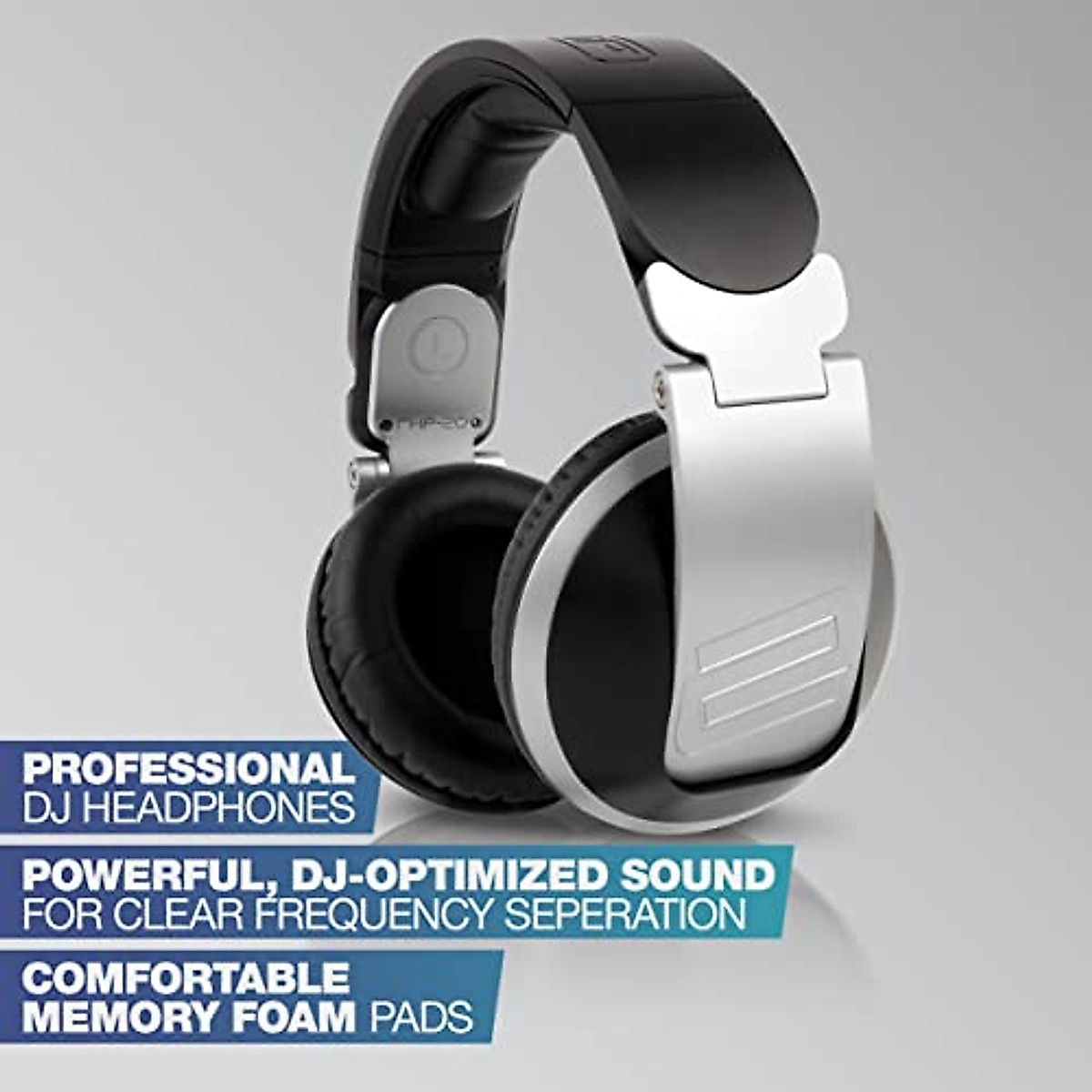 Reloop RHP-20 Premium DJ Headphones, Black