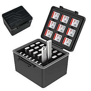 53 Slots USB and SD Card Case for 18 Flash Drive 8 Mini Driver 9 SD and 18 Micro SD Card,USB Drive Case Hard,Shockproof Water-Resistant,Pen Drive Case USB Flash Drive Thumb Drive Storage Organizer