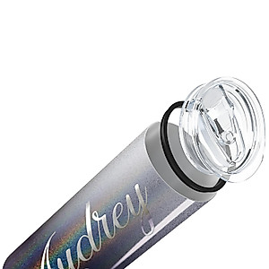 Personalized Skinny 20 oz with Lid Spectrum Gleam Customized Laser Engraved Cup Gift Stainless Steel Vacuum Insulated Mug
