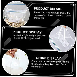 Zerodeko 180 Pcs Storage Bag Vacume Seal Bags Gallon Freezer Bag Reusable Food Freezer Bags Seal Fresh Sealed Leakproof Freezer Bag Leakproof Bags Sealed Fresh Child Refrigerator Toiletries