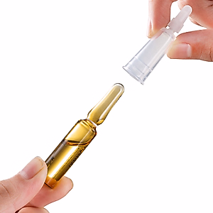 Ezyaid Skincare Ampule Opener & Plastic Applicator Tip 2 in 1 for 1 mL/2 mL (Pack of 6)