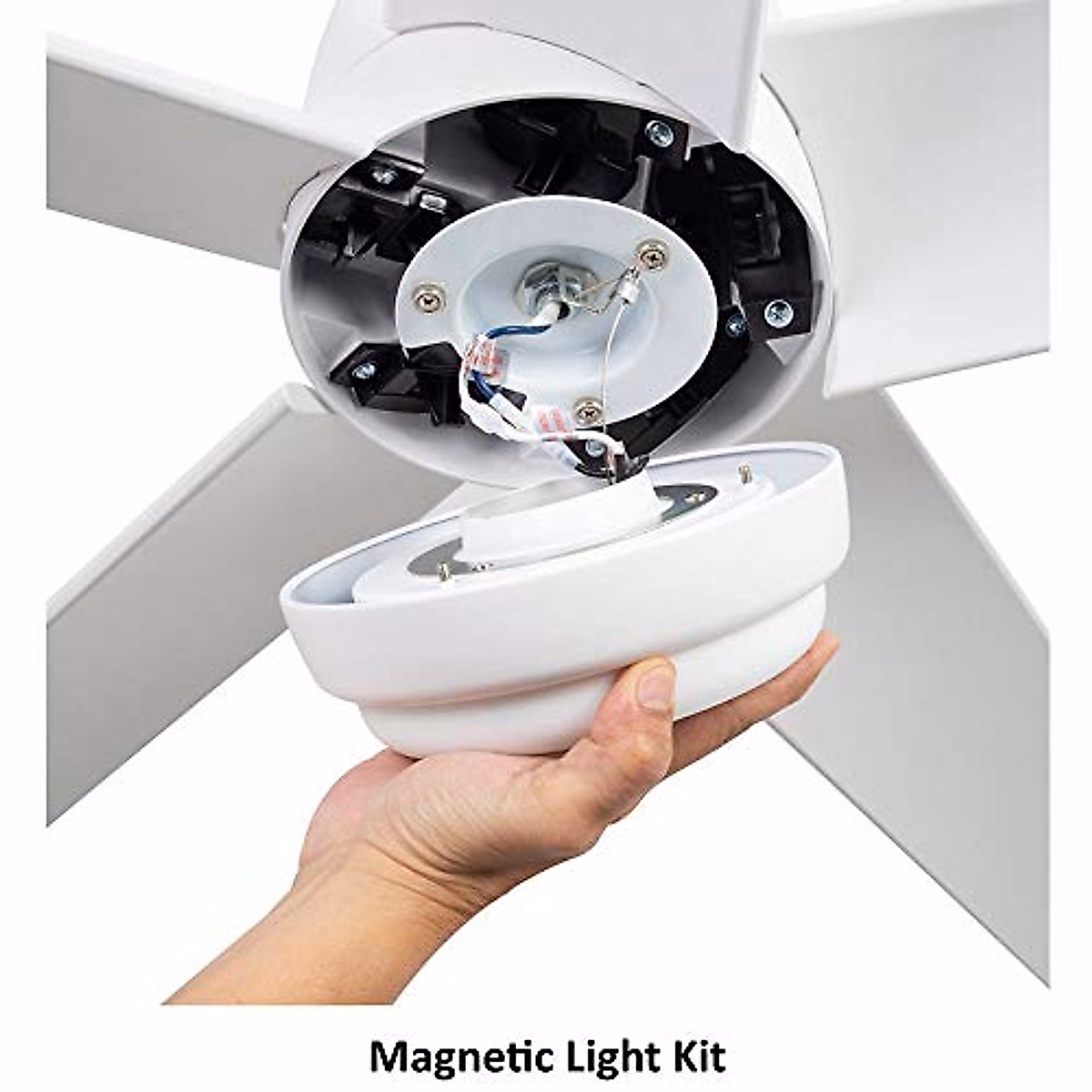 Mena 54 in. White Color Changing Integrated LED Indoor/Outdoor Matte White Ceiling Fan with Light Kit and Remote Control