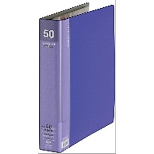 King Jim 3139-3 Clear File Replaceable Large Pocket A4S, Blue