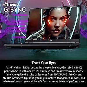 acer Predator Helios-Neo Gaming Laptop - 16" WQXGA 165Hz Display, Intel Core i7-13700HX(16-core), NVIDIA GeForce RTX 4060 Graphics, 16GB DDR5 RAM, 2TB SSD, Backlit Keyboard, Windows 11 Home