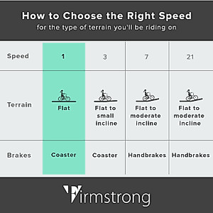 Firmstrong Urban Lady Single Speed - Women's 26" Beach Cruiser Bike (Mint Green)