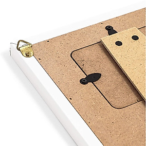 Juvale White Sonogram Keepsake Frame for 4 x 3 Ultrasound Photos (7 x 6.5 Inches)