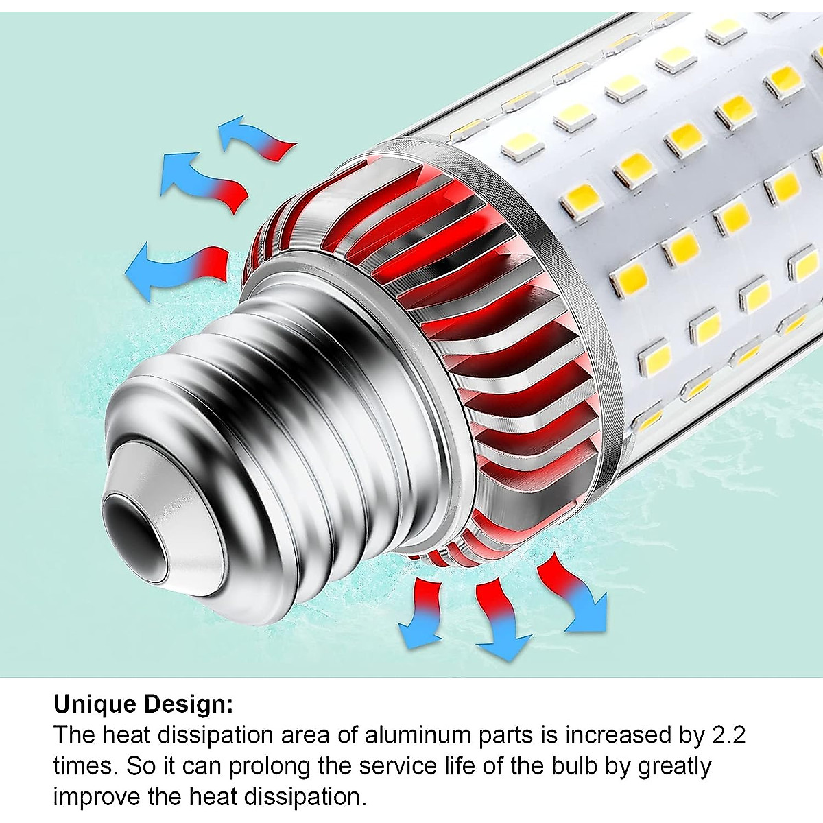 gezee 25W LED Light Bulb, E26 Base LED Lamp, 200 Watt Equivalent, 2500 Lumens, Warm-White 3000K, Non-Dimmable (3-Pack