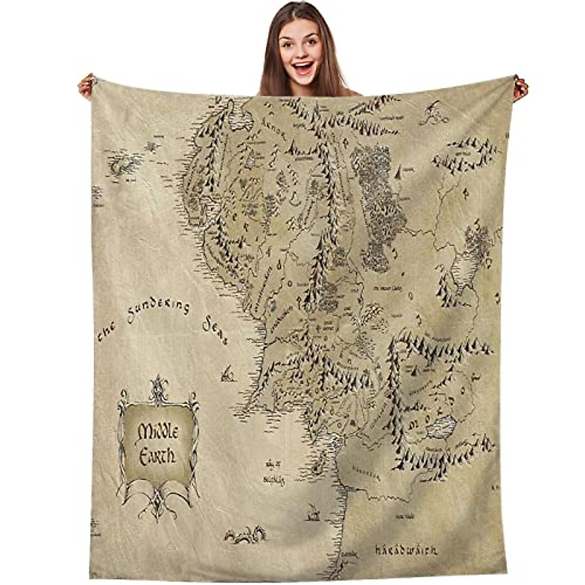 Blanket Ultra Soft Fleece Home Decorative Throw Blanket Couch Bed Sofa Living Room Blankets for Men Women Kids Adults 50"x40"