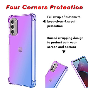 for Moto G Stylus 5G 2022 Case [Anti-Scratch] Flexible Ultra Slim Fit Soft TPU Rubber Shockproof Bumper Phone Case, Clear Protective Cover