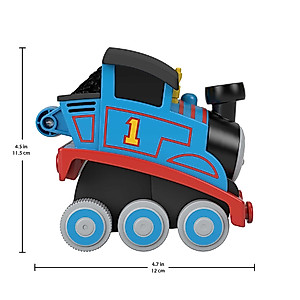 Thomas & Friends Racing Toy Train, Press 'n Go Stunt Thomas Engine for Toddler & Preschool Pretend Play ​Ages 2+ Years