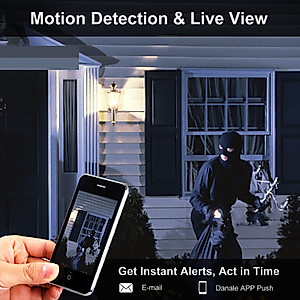 Anpviz 5MP Bullet POE IP Camera with Mic/Audio, 2.8mm Lens Security Camera for Outdoor Indoor, Human & Motion Detection, 98ft IR Night Vision, Up to 256GB MicroSD for 24/7 Recording (U Series)