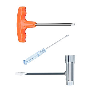 Chainsaw Scrench Chainsaw T Wrench 19mm x 13mm (3/4" x 1/2") And T-Handle T27 Torx Screwdriver Fits Makita Husqvarna Stihl Dolmar Partner Echo Jonsered Poulan Chainsaws