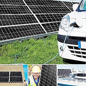 DSJ 12V 18W Solar Panel System 30A Charge Controller 4000W Solar Inverter Kit Complete Power Generation System Set/220V