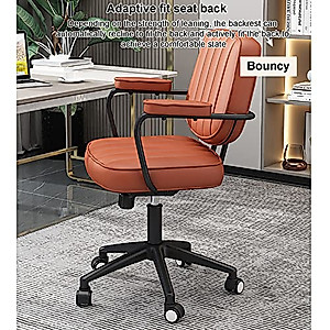 MayNuo Office Chair Gaming Chair Computer Chair Home Office Desk Chairs with Wheels,Ergonomic Executive Office Chair Modern Reclining Task Chair,Comfortable Swivel Chairs Vintage Computer Chairs Fo/Kh