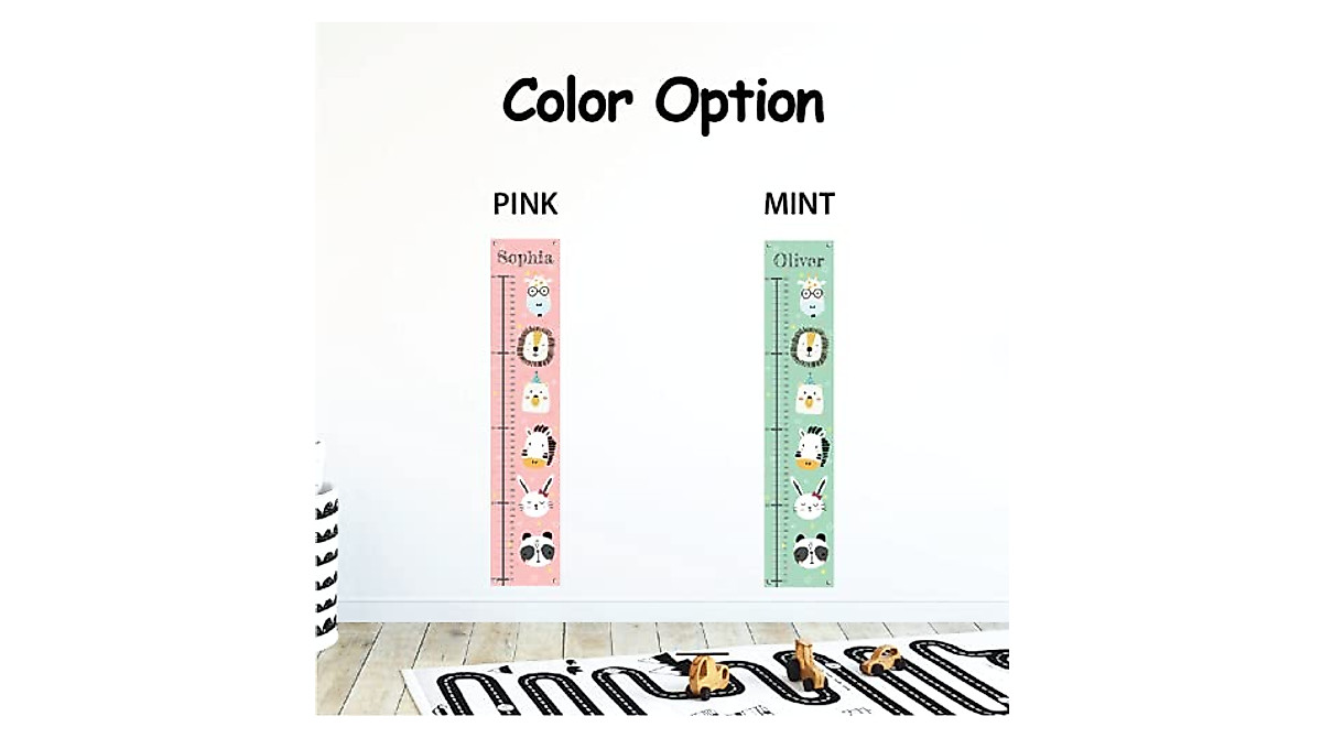 Personalized Kids Growth Chart - Custom Height Chart